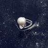 Silver Pearl Ring - Nautical Ring | Kailis Jewellery