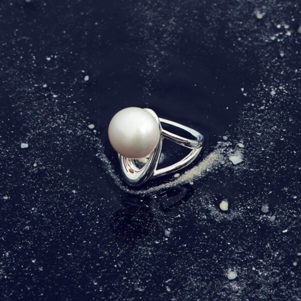 Silver Pearl Ring - Nautical Ring | Kailis Jewellery