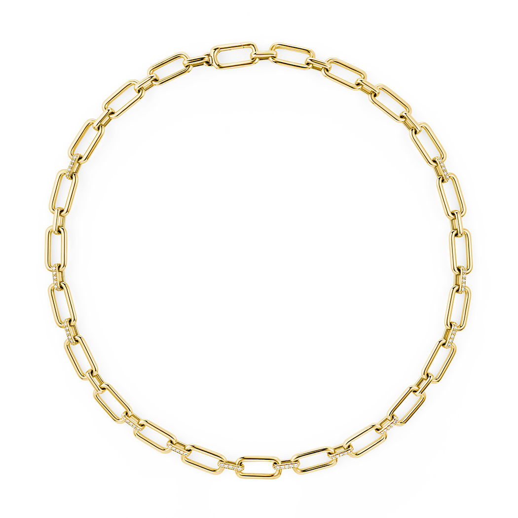 Halcyon Link Necklace, Yellow Gold | Kailis Jewellery