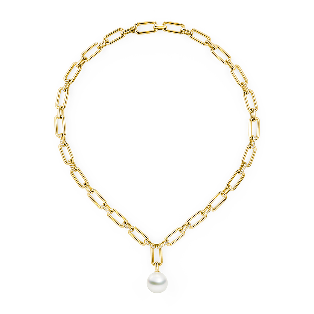 Halcyon Link Necklace, Yellow Gold | Kailis Jewellery